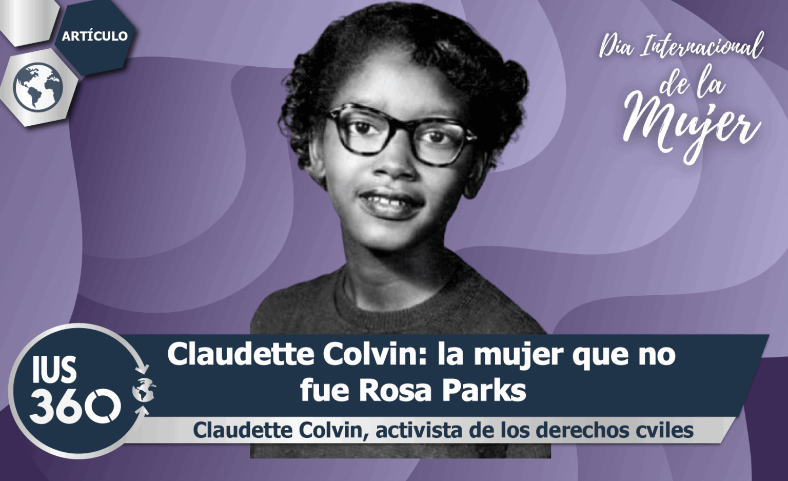 Claudette Colvin: la mujer que no era Rosa Parks | Abilene Solano ...
